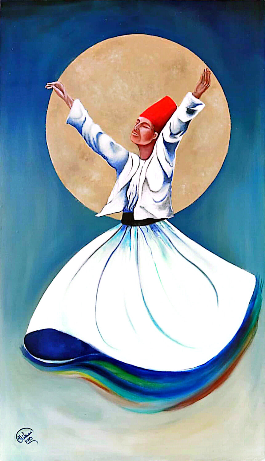 Sufism Painting | Acrylic Islamic Art